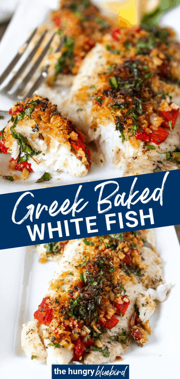 Greek Baked White Fish {Greek Church Luncheon Recipe}