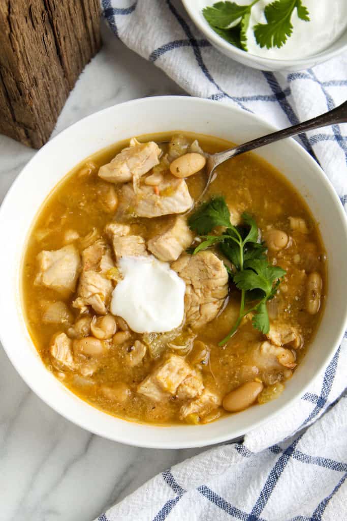 White Christmas Chicken Chili