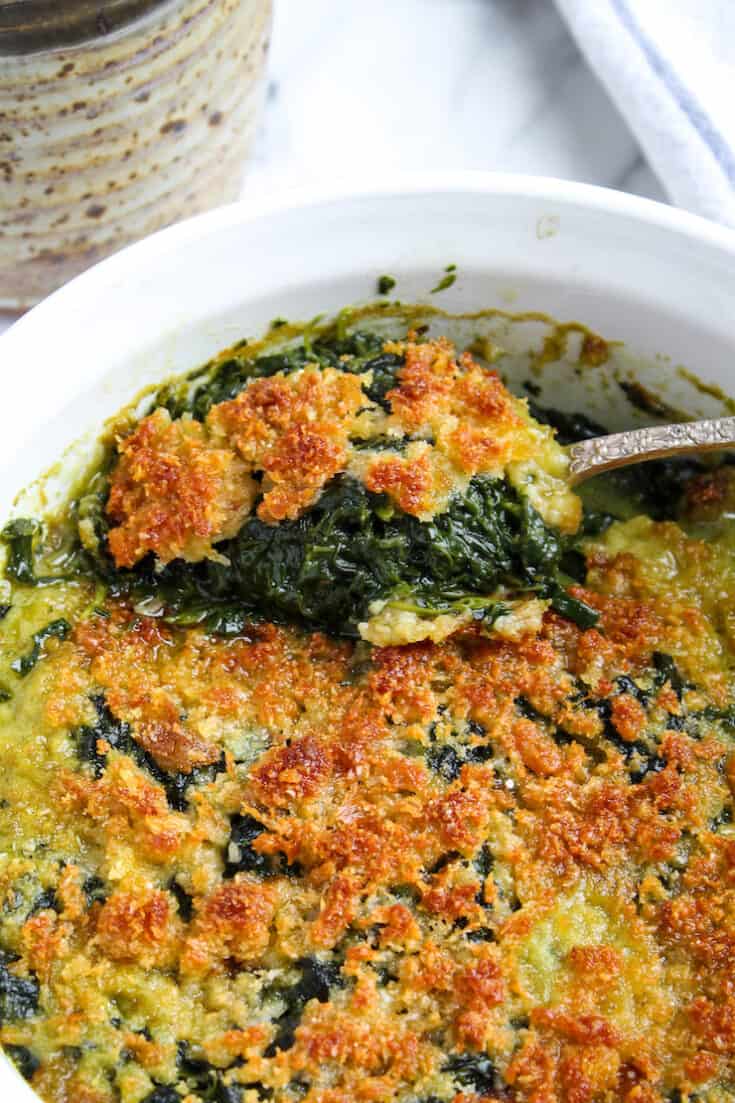 Spinach Rockefeller Casserole | the hungry bluebird