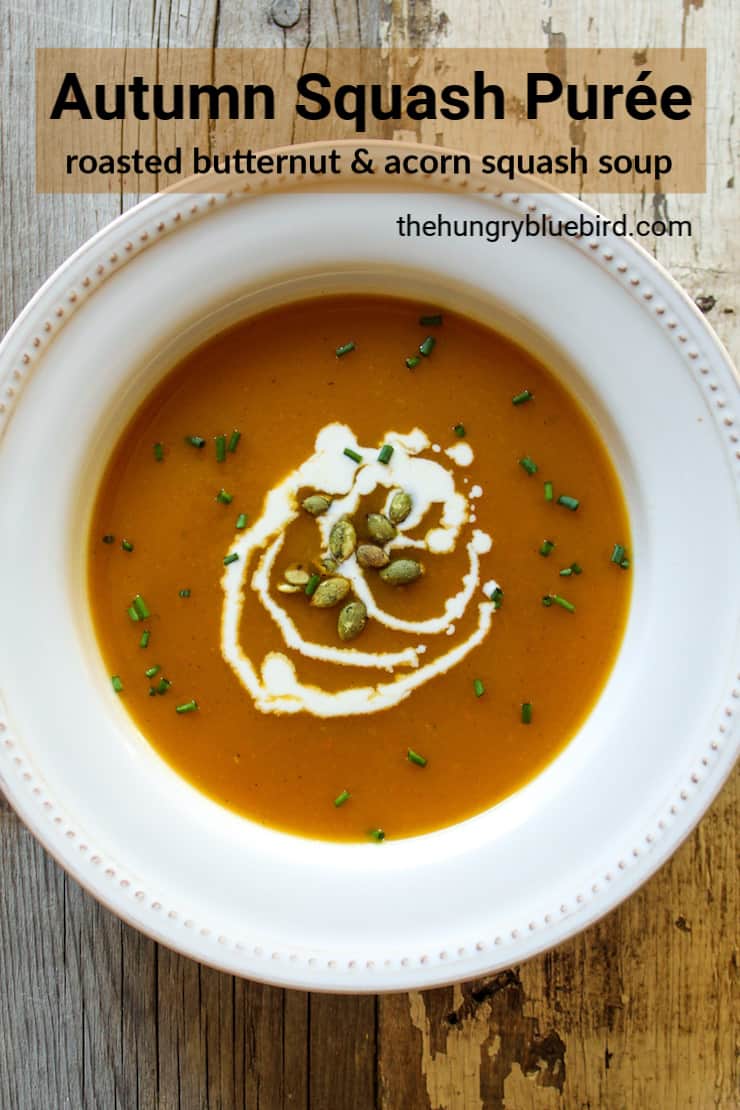 Autumn Squash Purée Recipe/Roasted Butternut Squash Soup