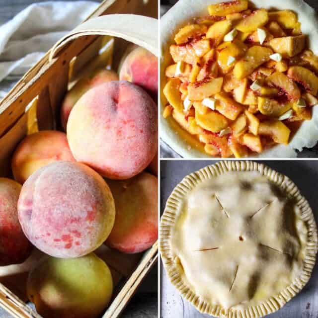 Summer Peach Pie with Homemade Crust Recipe - The Hungry Bluebird
