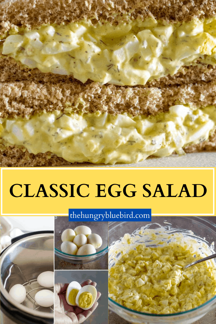 Classic Egg Salad Recipe {perfect for sandwiches} - The Hungry Bluebird