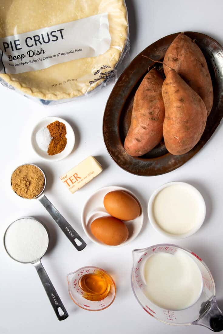 Classic Sweet Potato Pie - The Hungry Bluebird