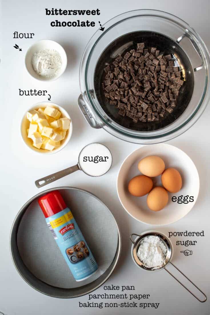 Rich and Fudgy Bittersweet Chocolate Cake - The Hungry Bluebird